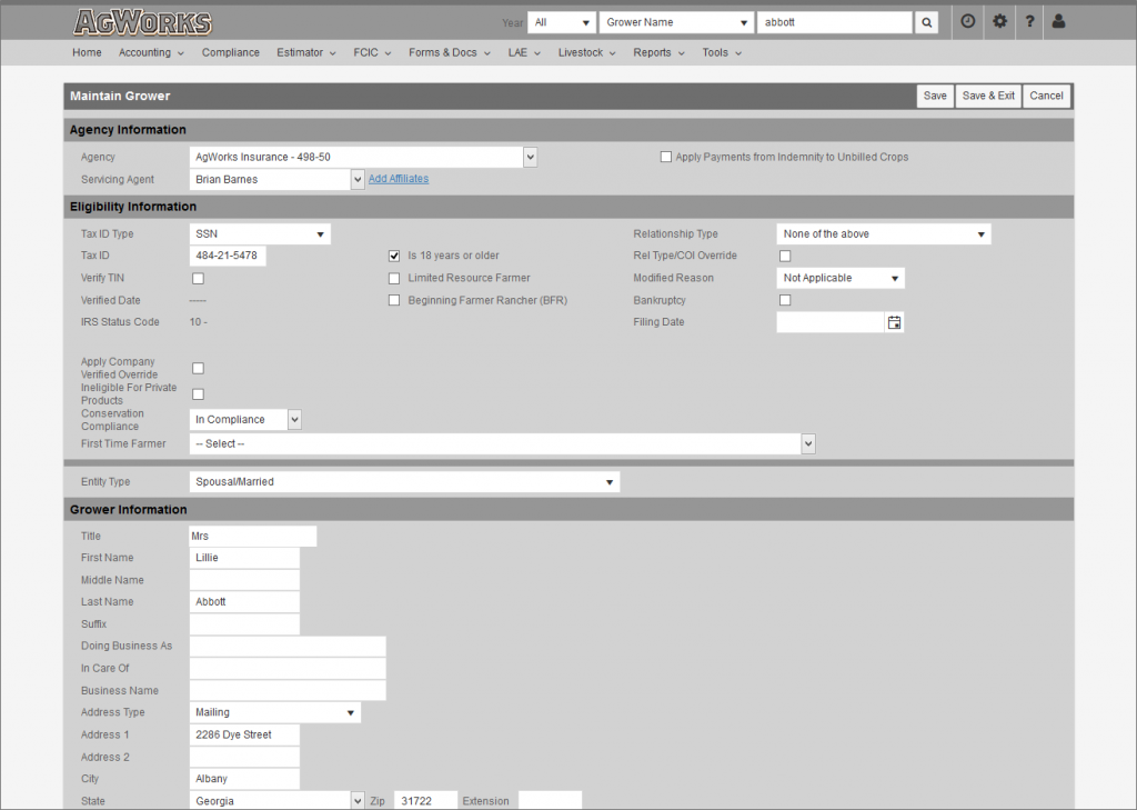 AgWorks Application Framework – AgWorks